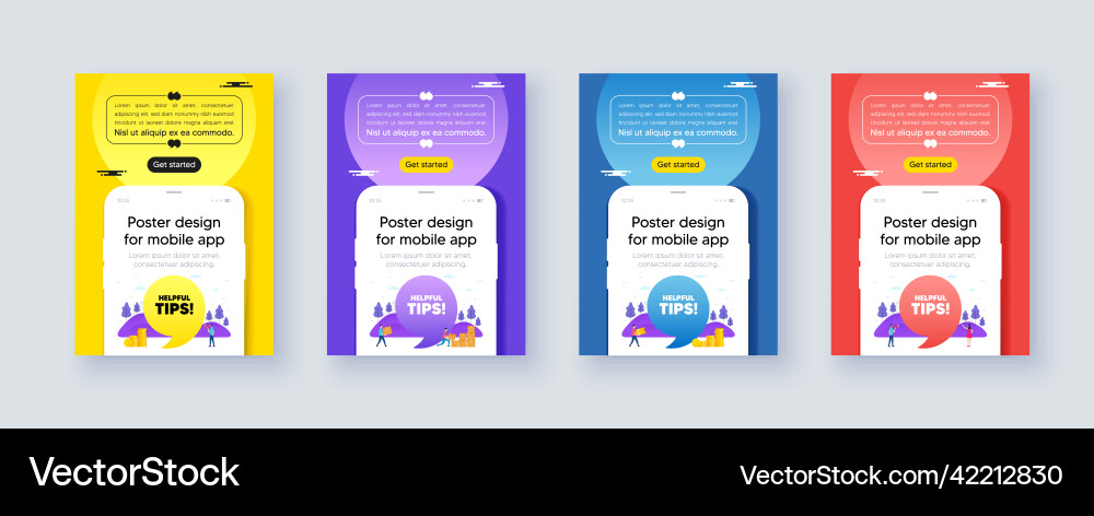 Helpful tips symbol education faq sign poster Vector Image