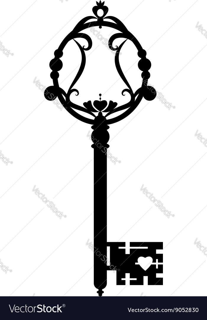 Old key Royalty Free Vector Image - VectorStock