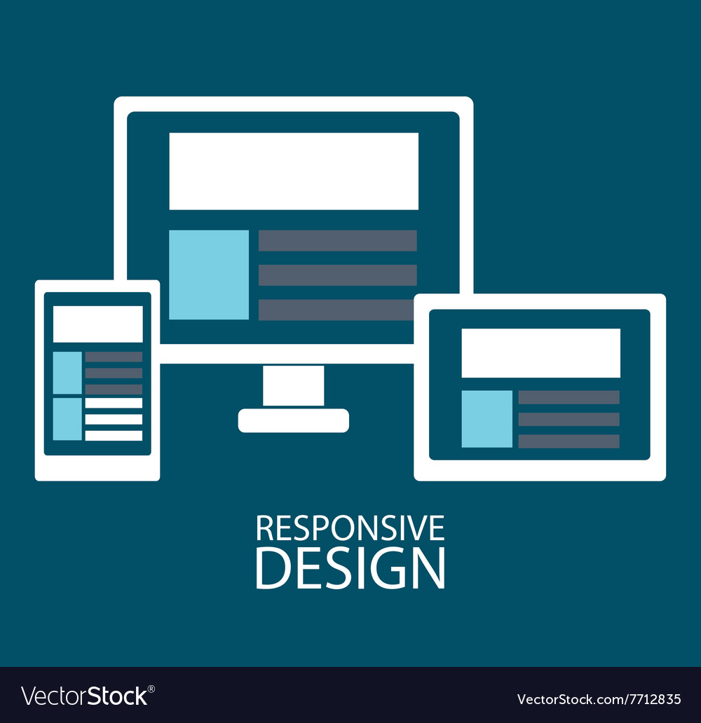 Web development design Royalty Free Vector Image