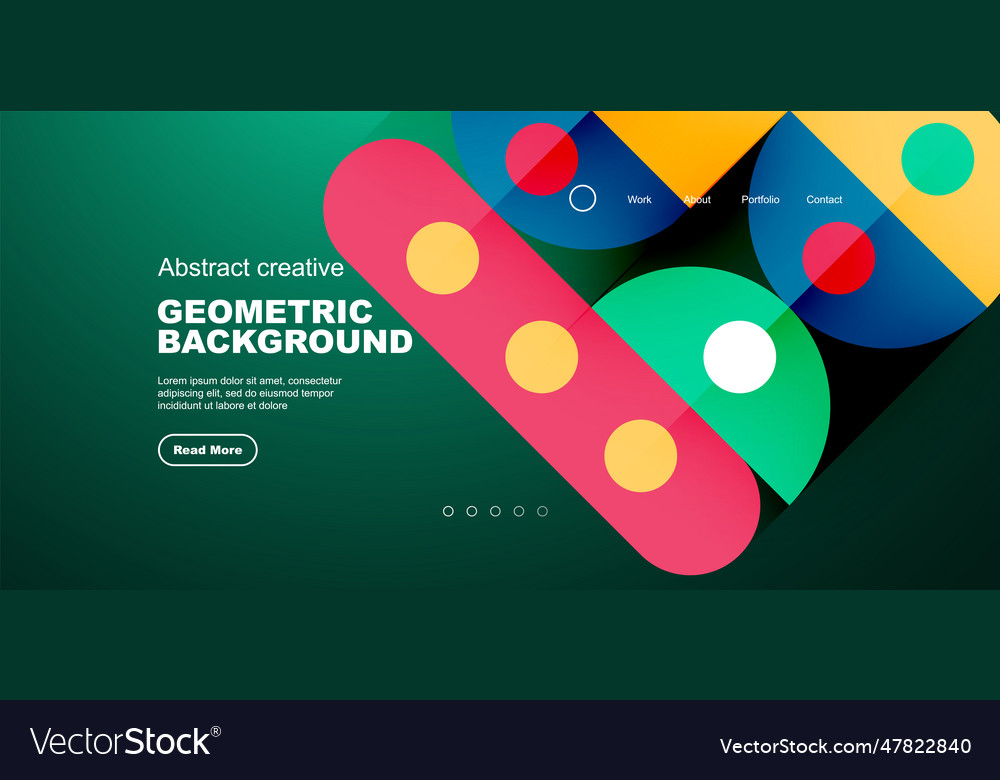 Simple circles and round elements pattern Vector Image