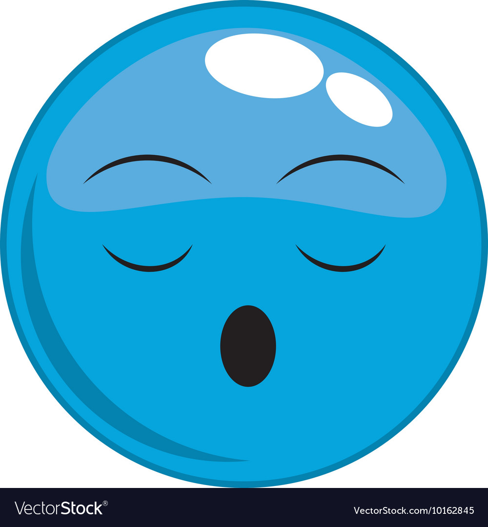 Sleep face cartoon expression icon graphic Vector Image Sleep face cartoon expression icon graphic Vector Image