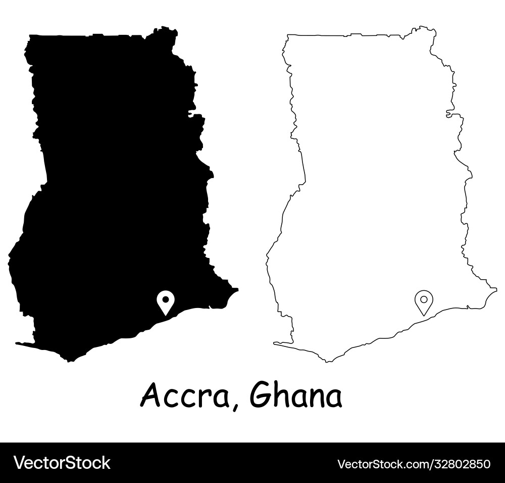 1073 accra ghana Royalty Free Vector Image - VectorStock