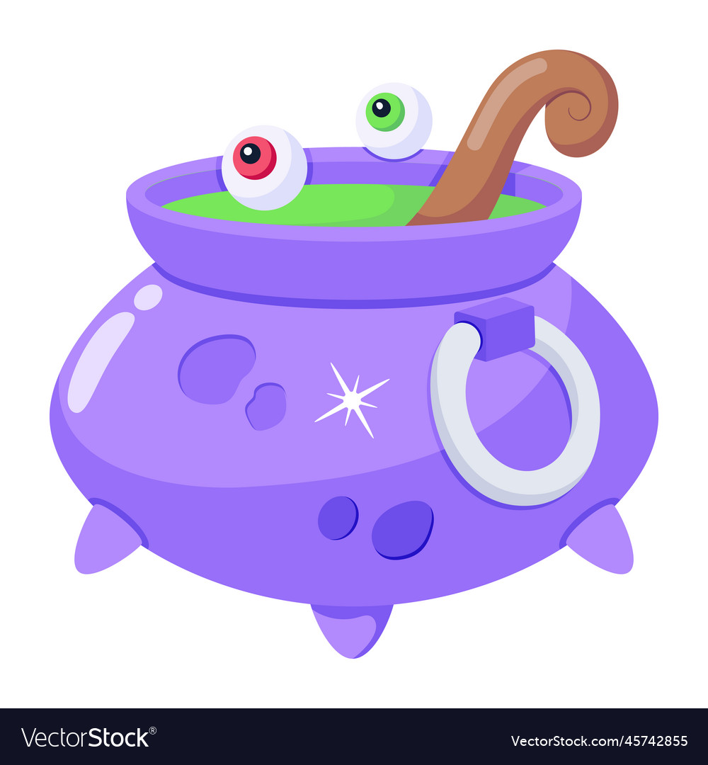 Cauldron Royalty Free Vector Image - VectorStock