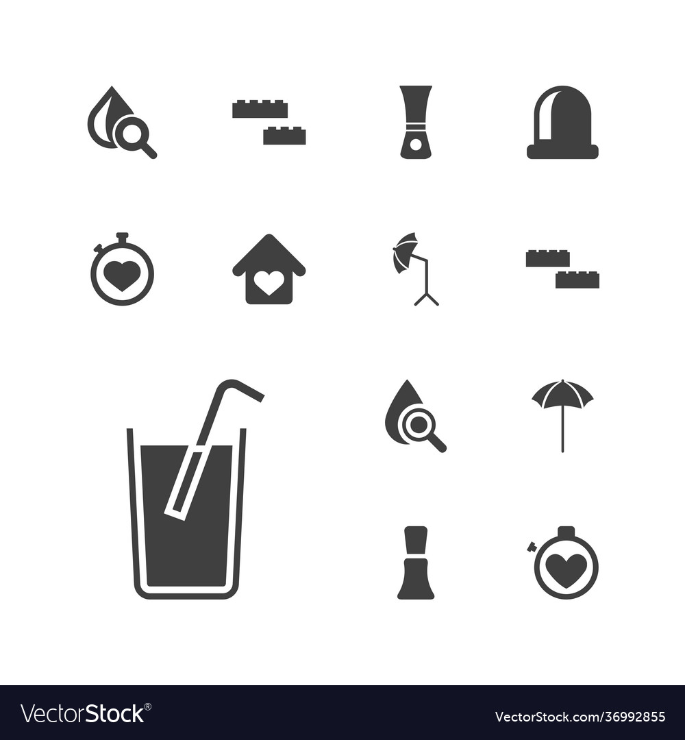 Elements icons Royalty Free Vector Image - VectorStock