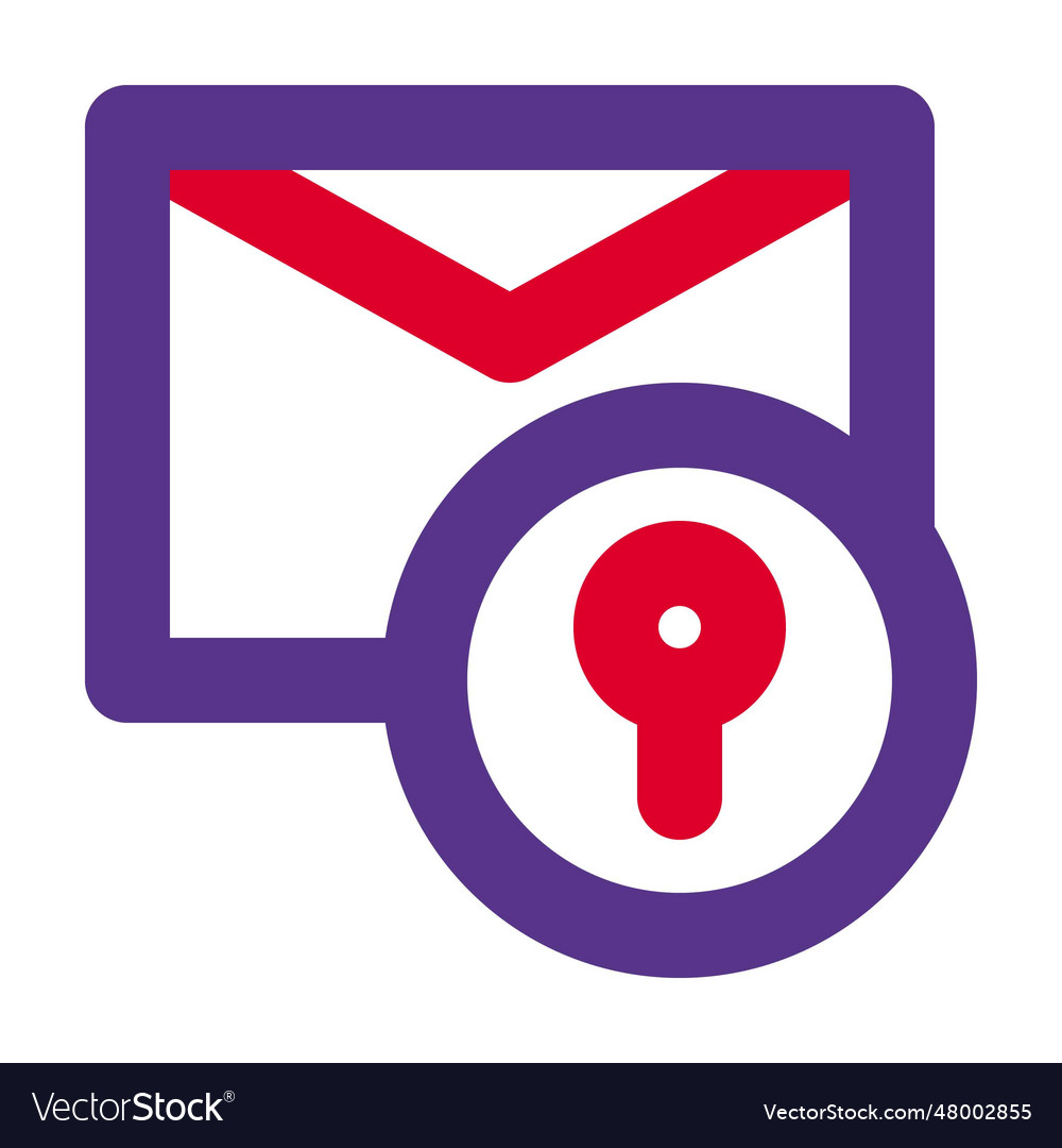 Message encrypted for security purpose Royalty Free Vector