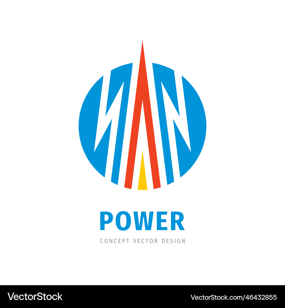 Power energy technology concept business logo Vector Image