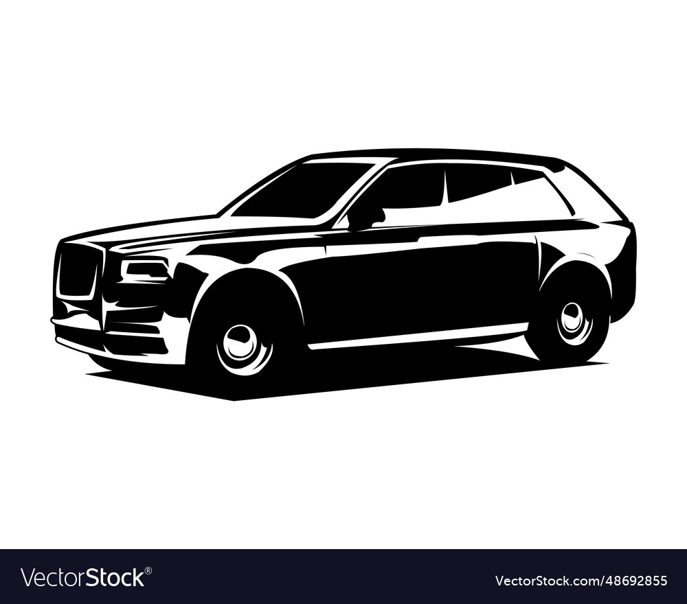 Rolls-royce phantom logo isolated white Royalty Free Vector Rolls-royce phantom logo isolated white Royalty Free Vector