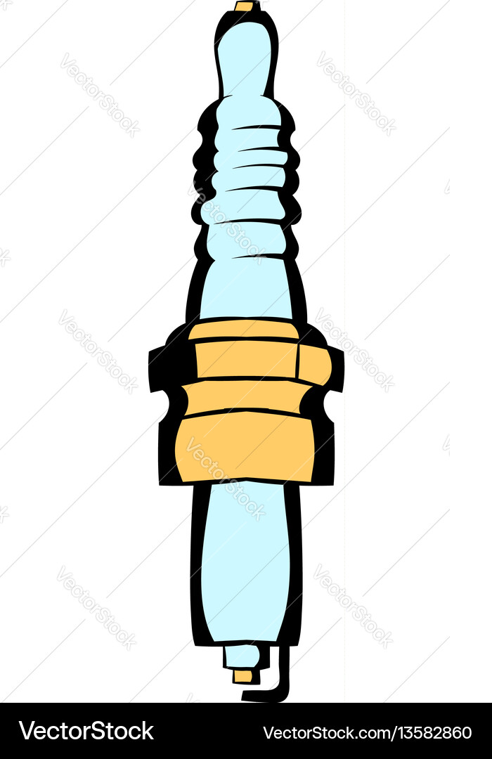 Car spark icon cartoon Royalty Free Vector Image