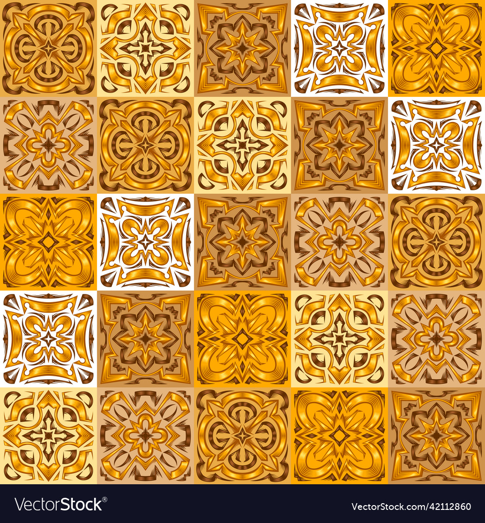 Ceramic tile seamless pattern wall or floor Vector Image
