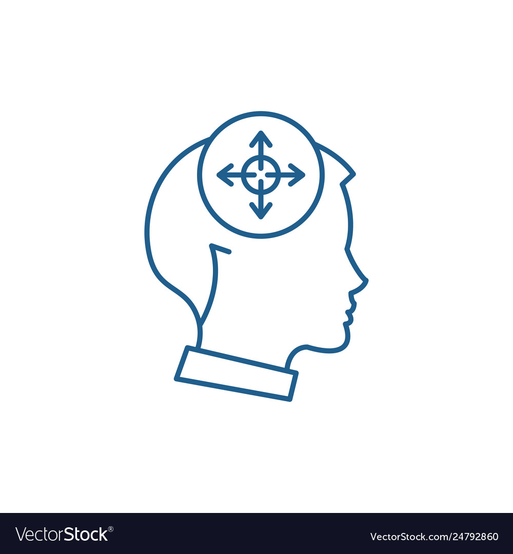 Decision making line icon concept Royalty Free Vector Image Decision making line icon concept Royalty Free Vector Image