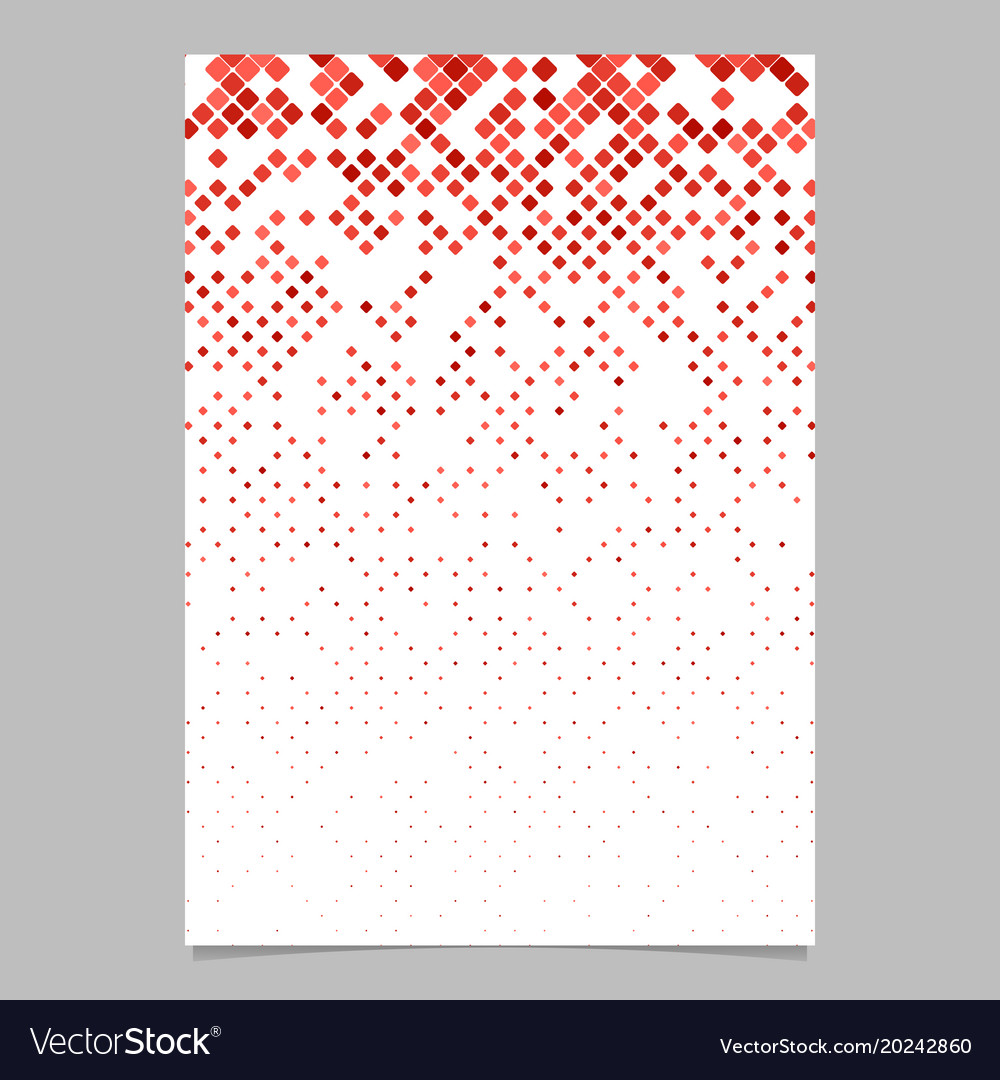 Geometric rounded square pattern background flyer Vector Image