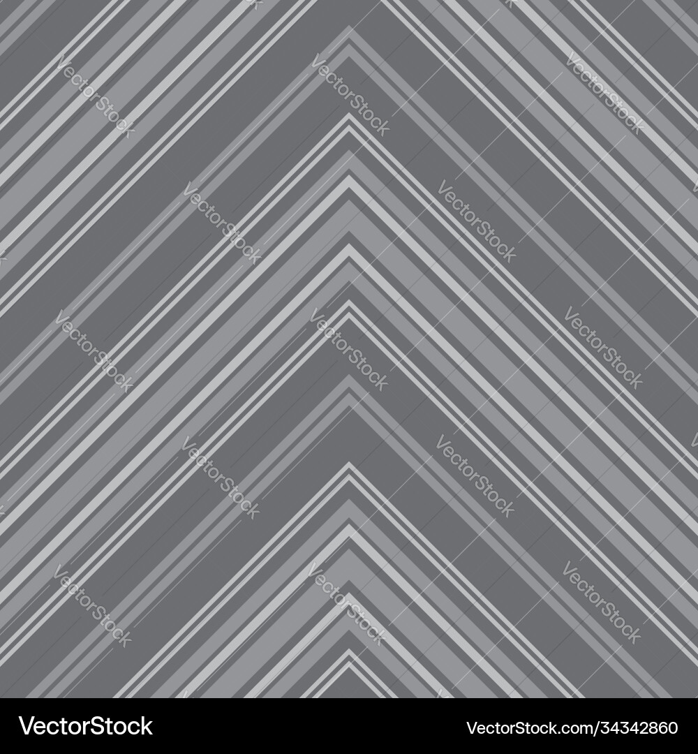 Grey chevron diagonal stripes seamless pattern Vector Image