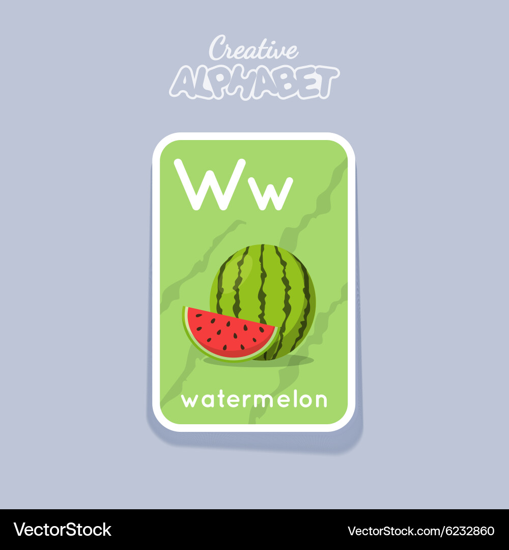 Letter word and picture Royalty Free Vector Image