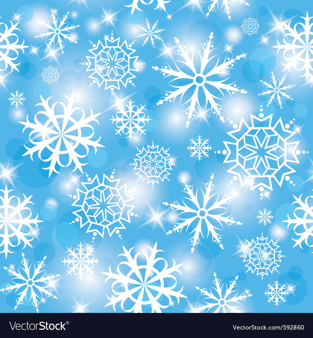 Snow pattern Royalty Free Vector Image - VectorStock