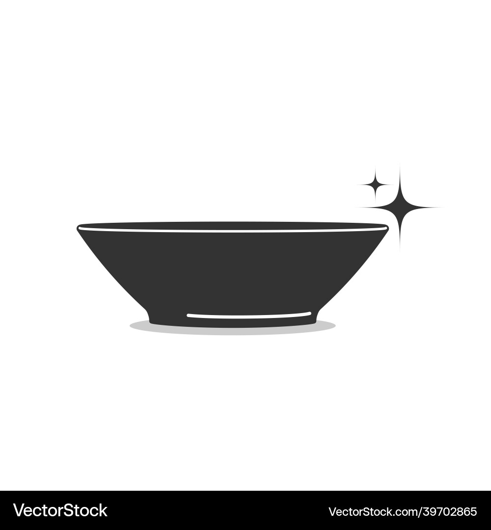 Bowl for food icon Royalty Free Vector Image - VectorStock