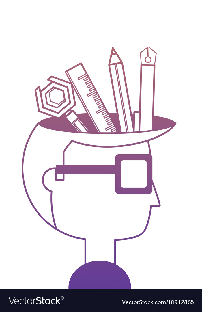 Creative process design Royalty Free Vector Image