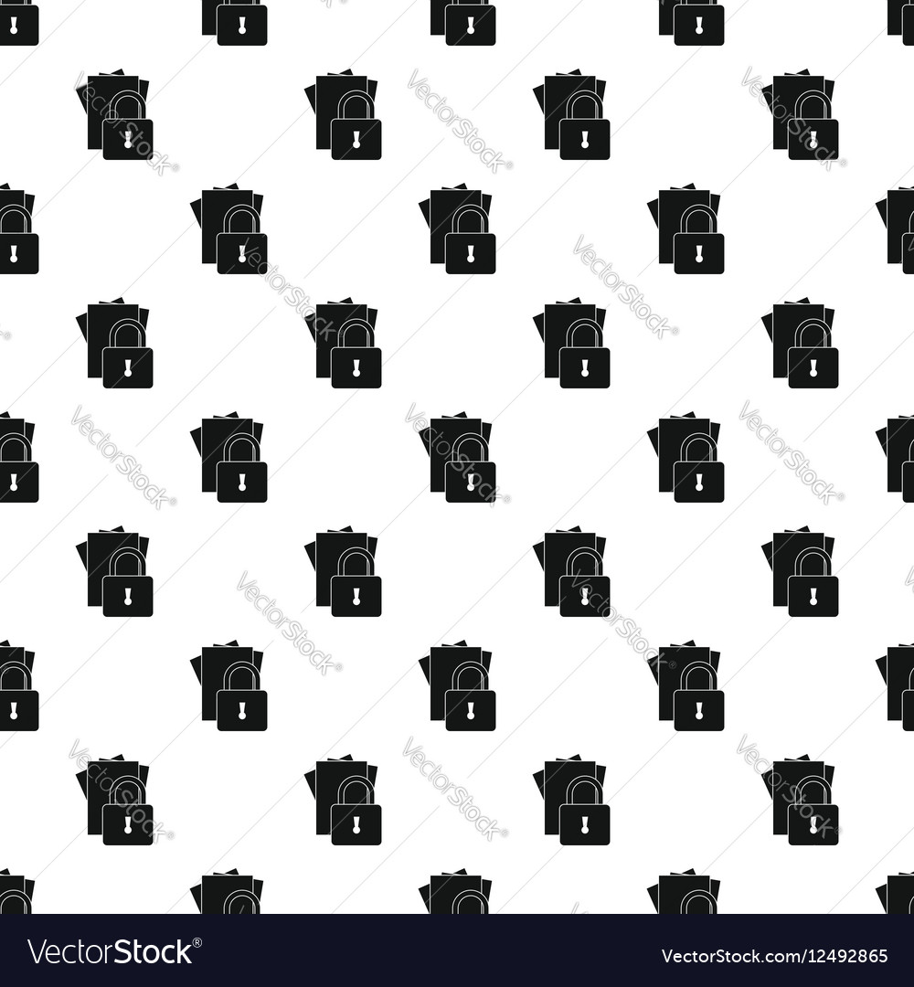 Document protection pattern simple style Vector Image