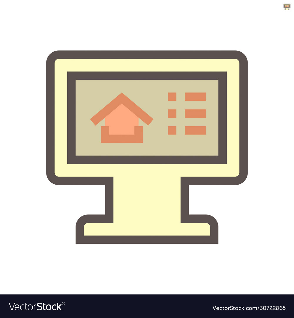 Engineering design and computer icon Royalty Free Vector