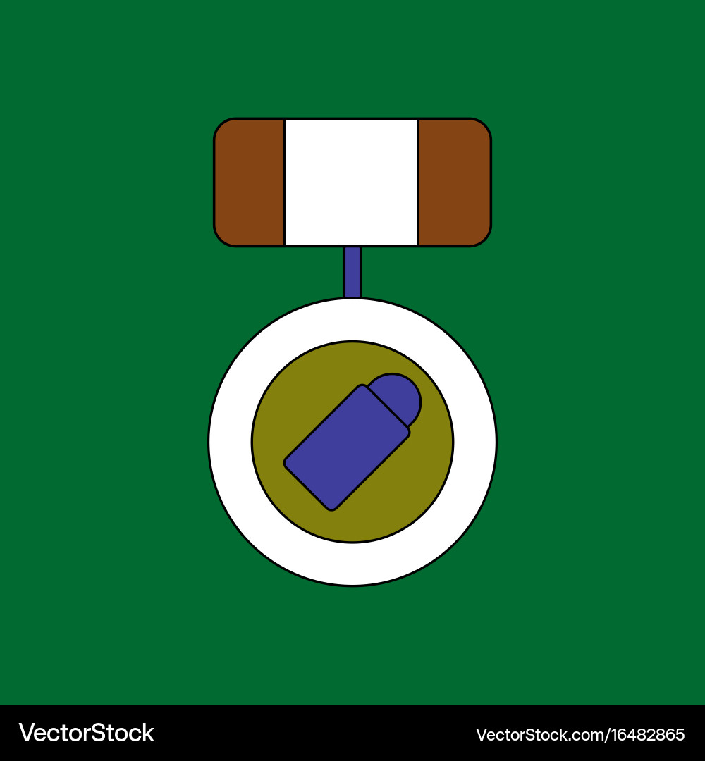 Flat icon design collection rifle magazine Vector Image