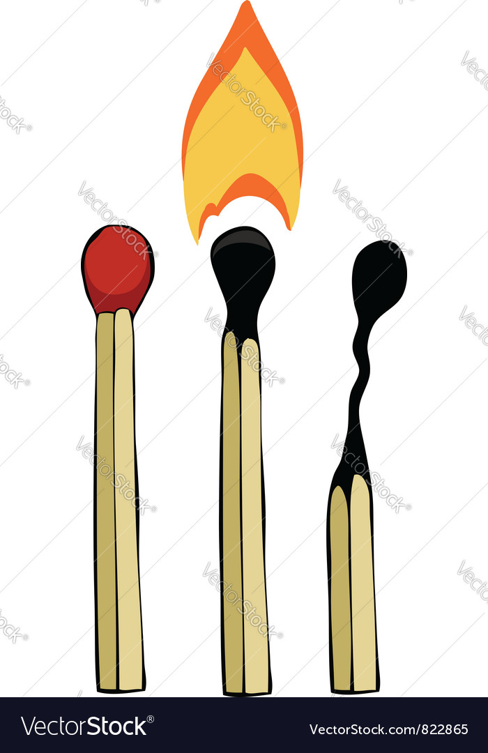 Matches Royalty Free Vector Image - VectorStock