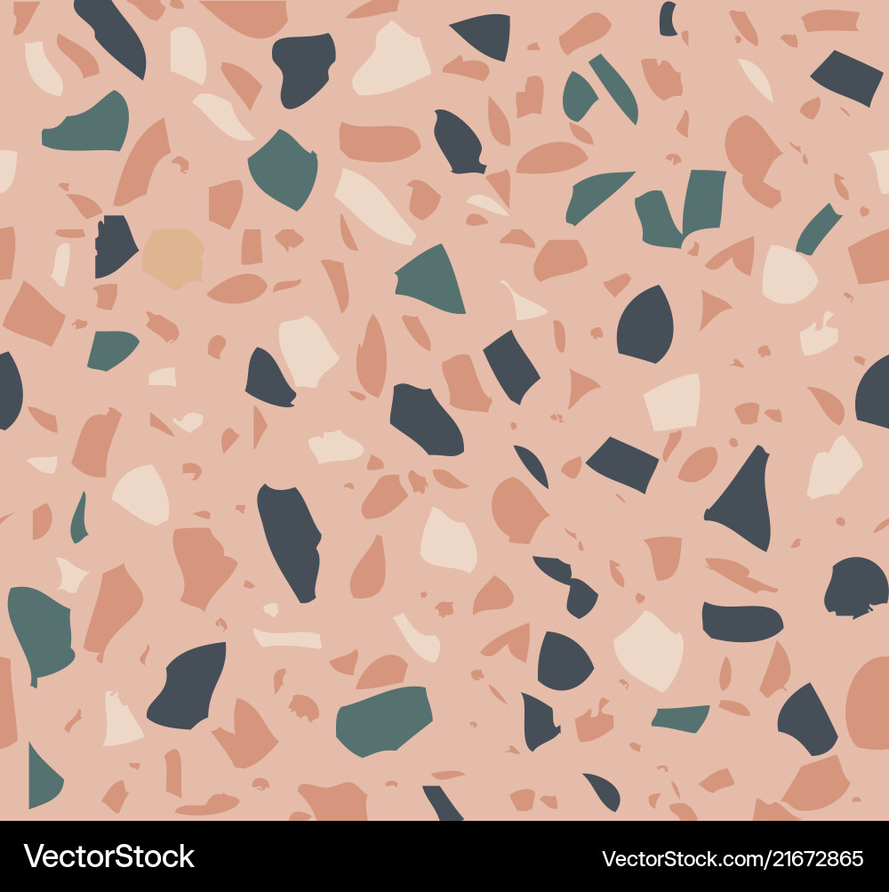 Terrazzo pattern Royalty Free Vector Image - VectorStock