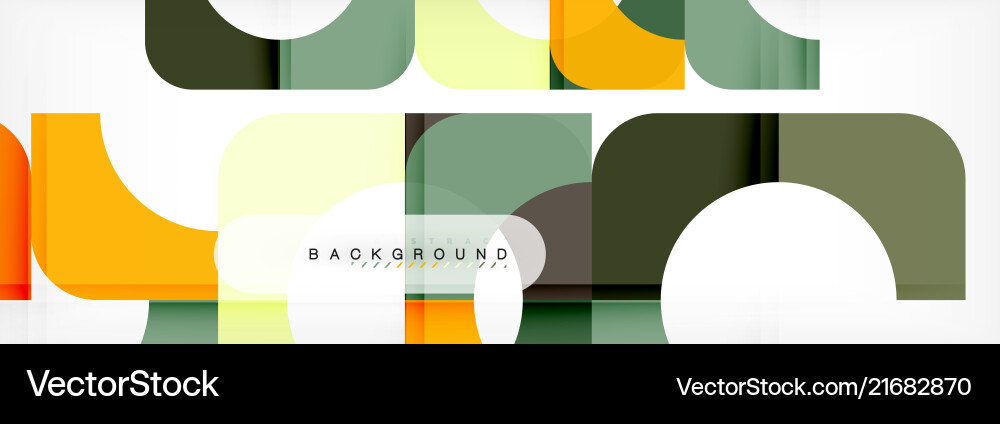 Color square shapes geometric modern abstract Vector Image