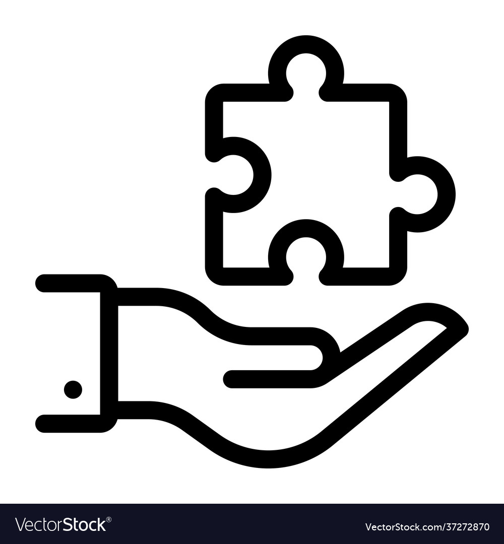 Solution provider Royalty Free Vector Image - VectorStock