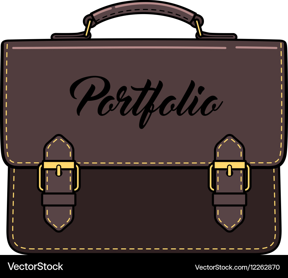 Super graphic portfolio icons Royalty Free Vector Image