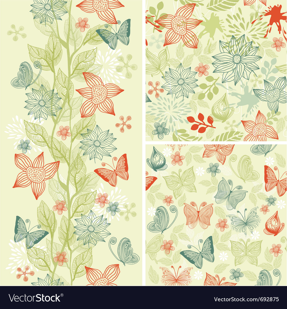 Floral pattern Royalty Free Vector Image - VectorStock