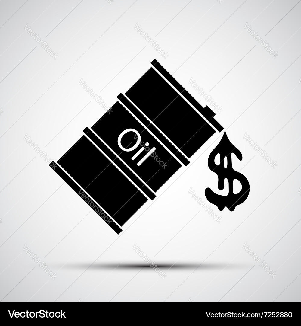 Barrels of oil Royalty Free Vector Image - VectorStock