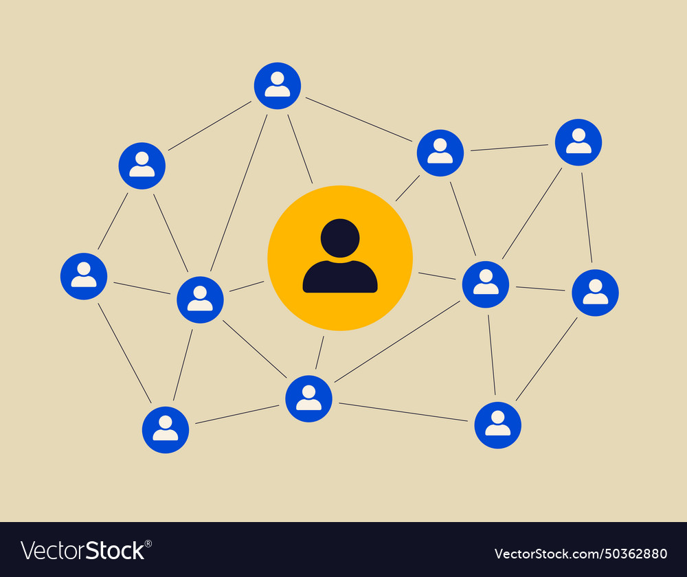 Effective Team Coordination Communication Vector Image