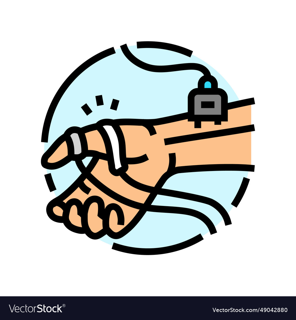 Emg procedure neurologist color icon Royalty Free Vector Emg procedure neurologist color icon Royalty Free Vector