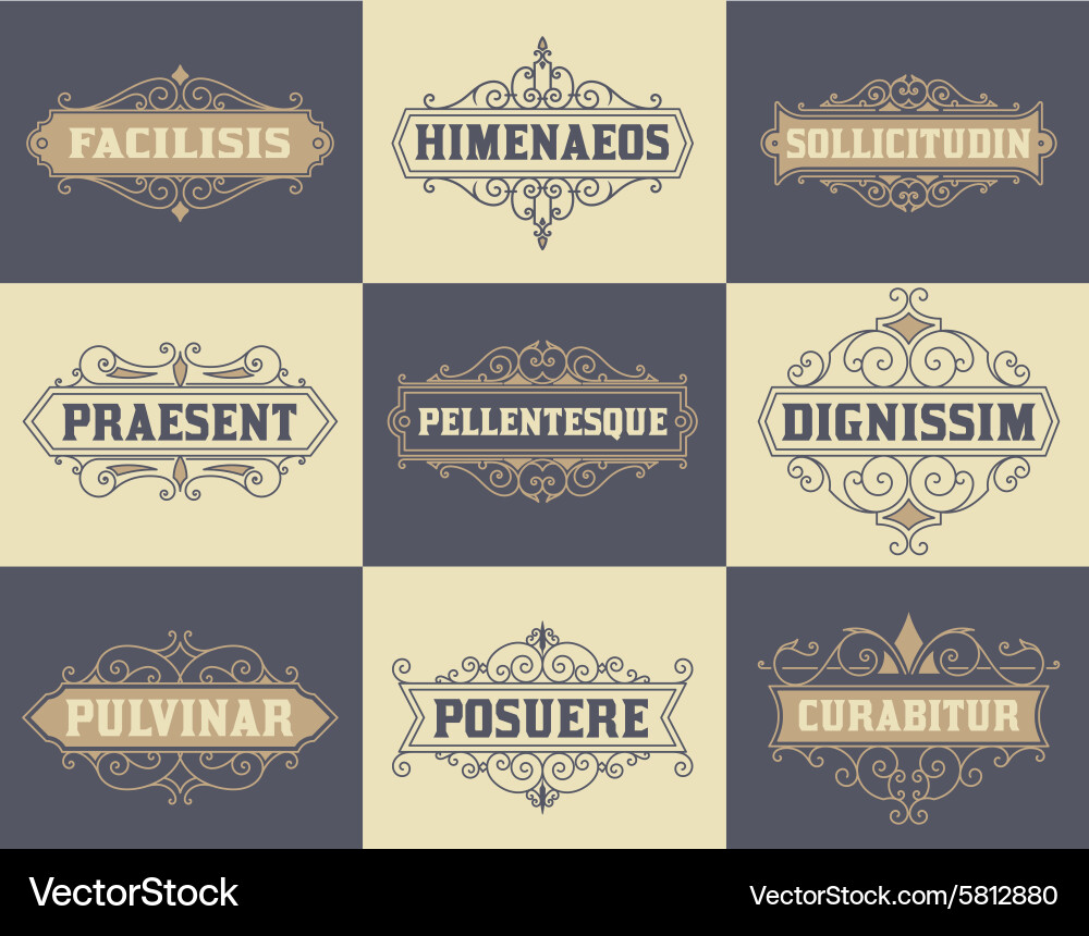 Pack of labels and banners Royalty Free Vector Image