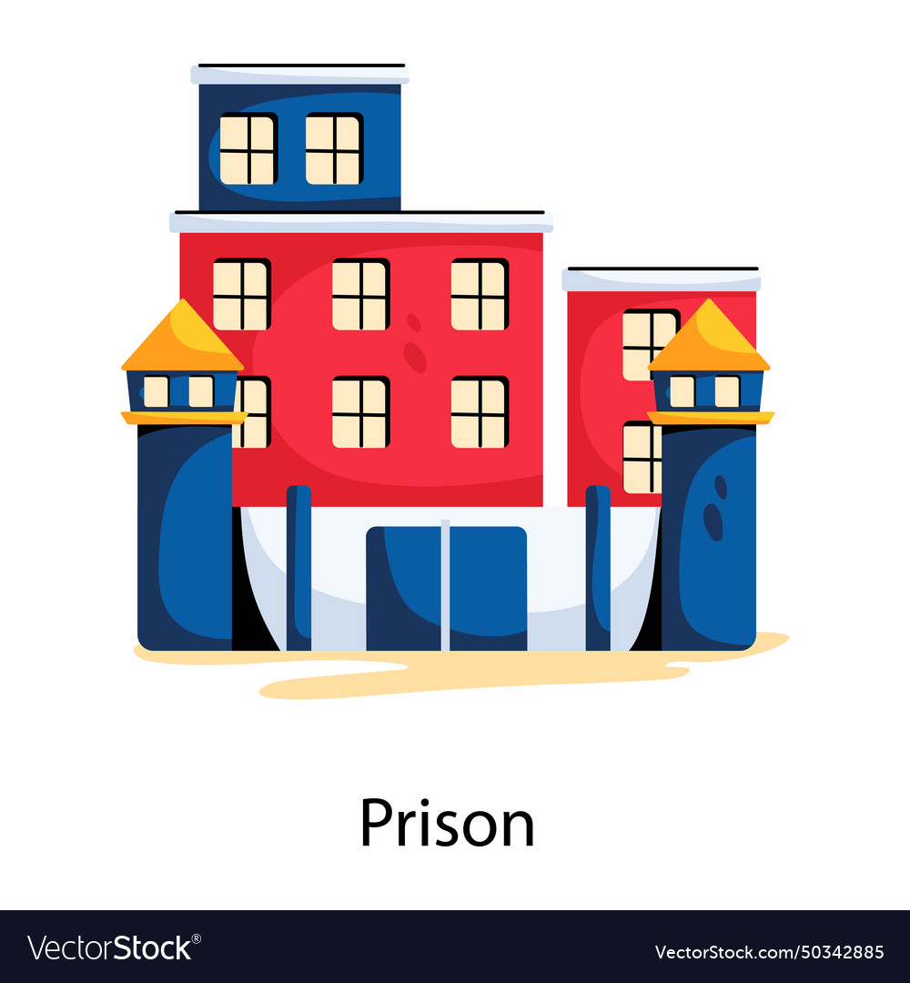 Prison Royalty Free Vector Image - VectorStock