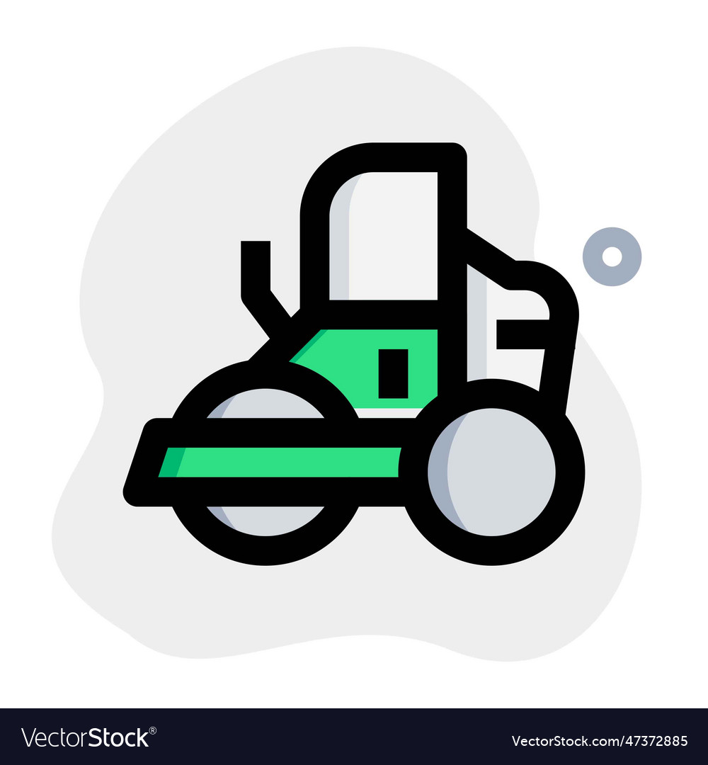 Self propelled rollers or soil compactors Vector Image