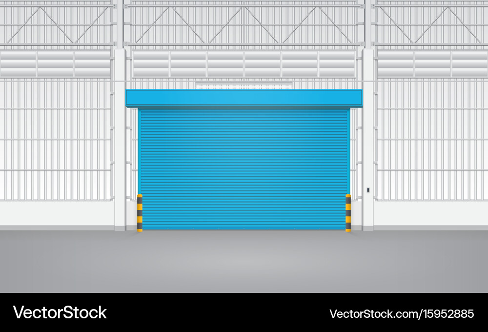 Shutter door Royalty Free Vector Image - VectorStock