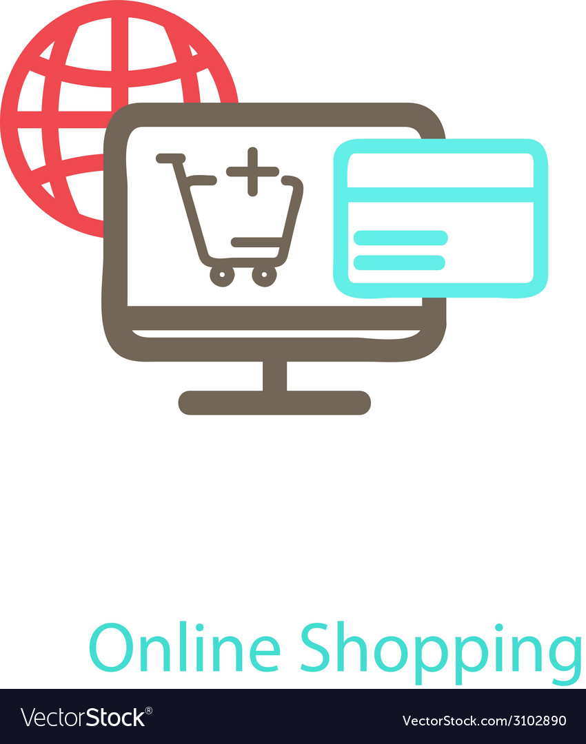 Infographics background e-commerce Royalty Free Vector Image