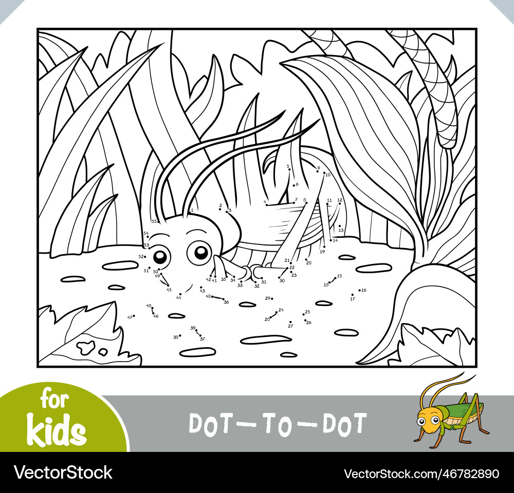 Numbers game education game for children Vector Image