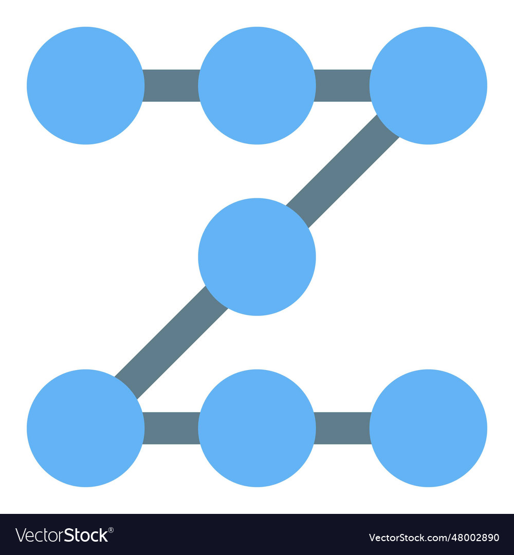Pattern passcode used for security purpose Vector Image Pattern passcode used for security purpose Vector Image