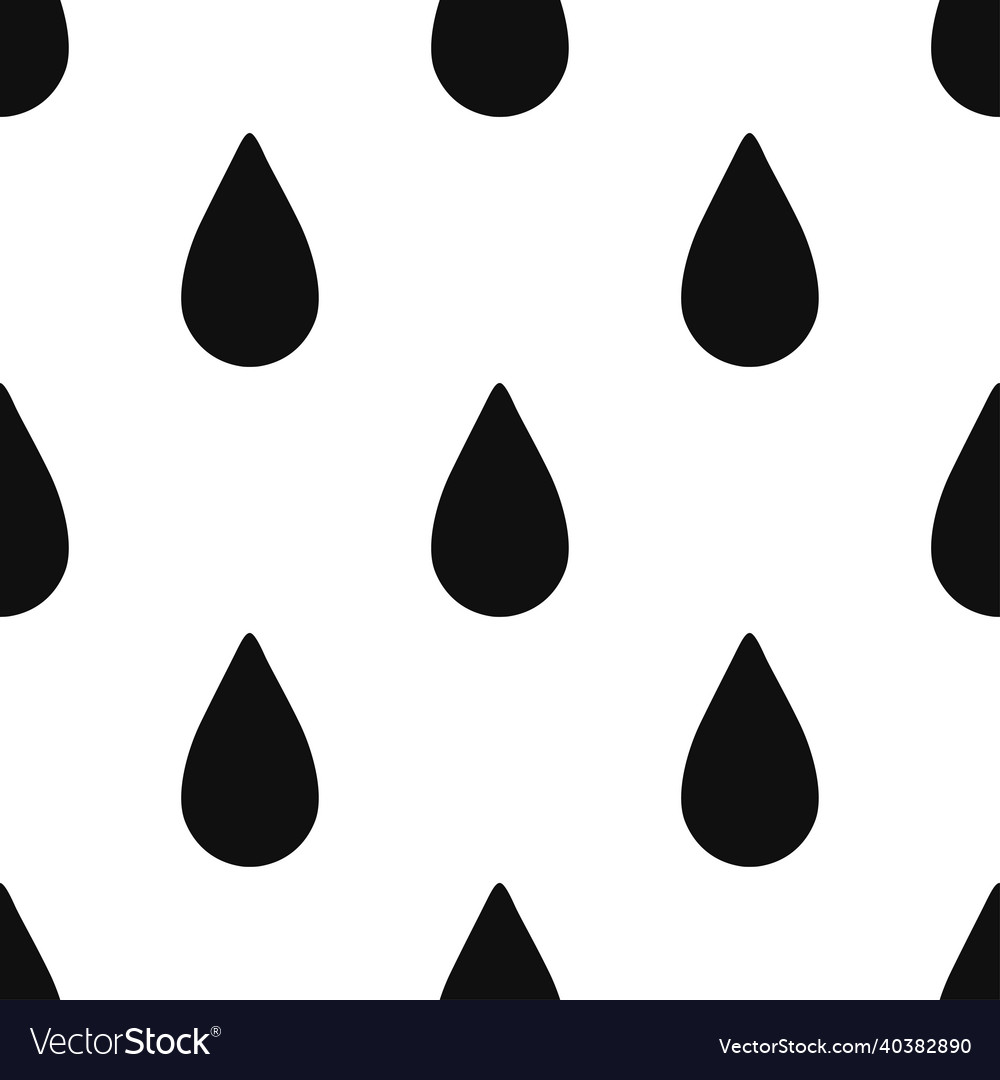 Rain drop pattern drops background Royalty Free Vector Image