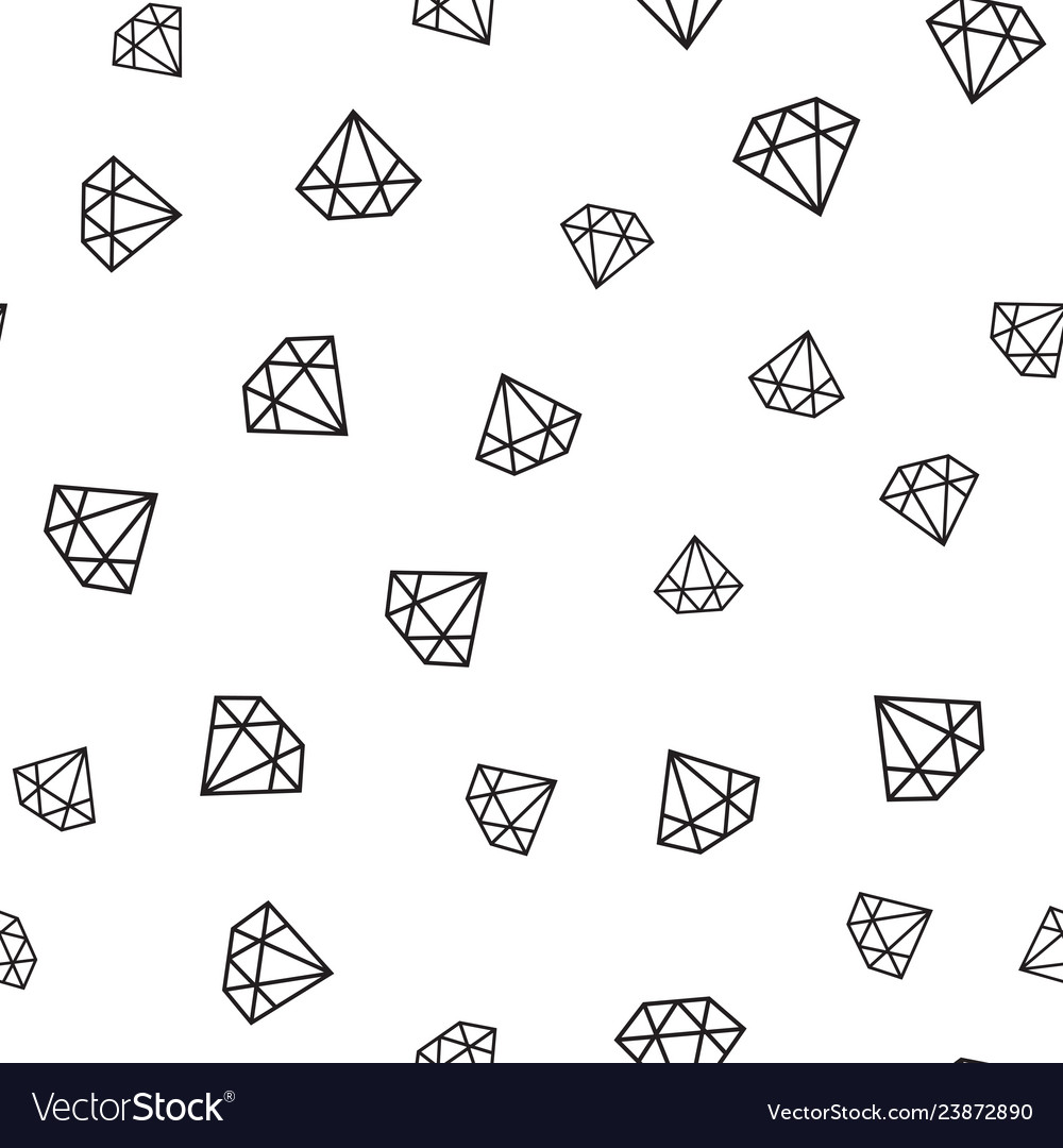 Seamless diamonds pattern Royalty Free Vector Image