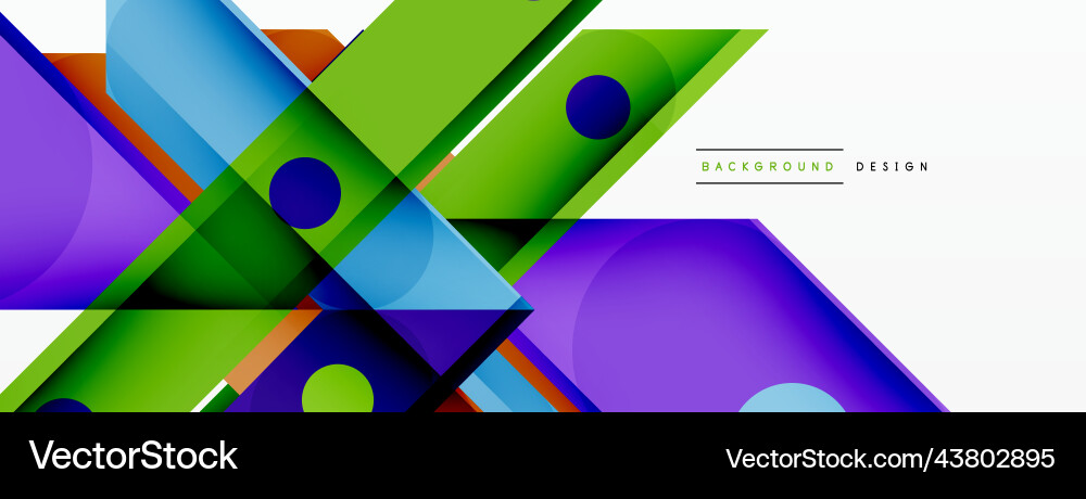 Bright colorful straight lines geometric abstract Vector Image