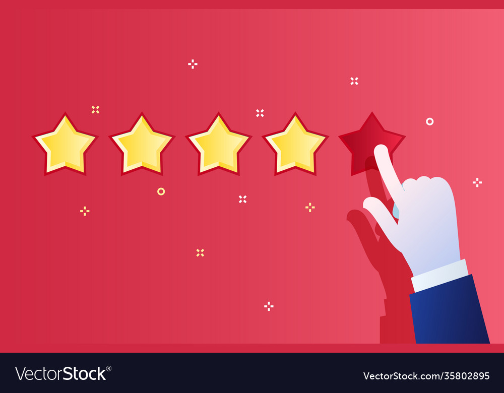Concept rating Royalty Free Vector Image - VectorStock