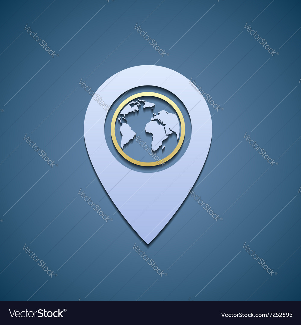 Icon pointer navigation Royalty Free Vector Image
