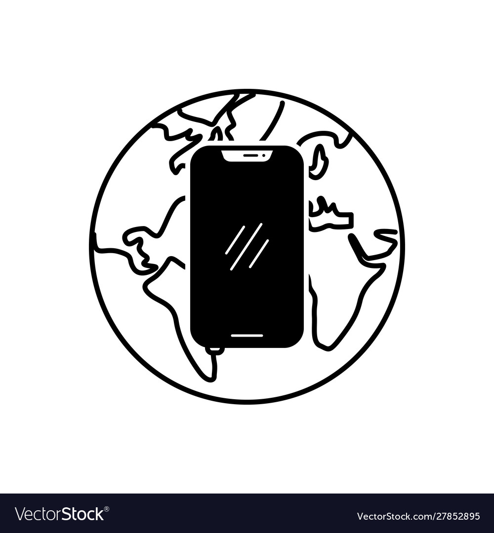 Internet app Royalty Free Vector Image - VectorStock
