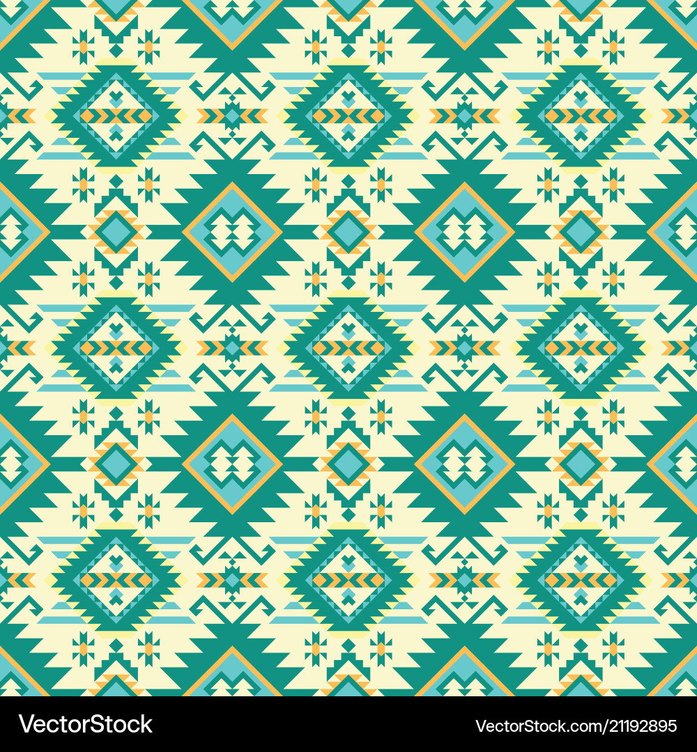 Native geometric art print ethnic seamless Vector Image
