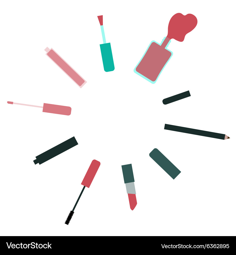 The sun of cosmetics Royalty Free Vector Image