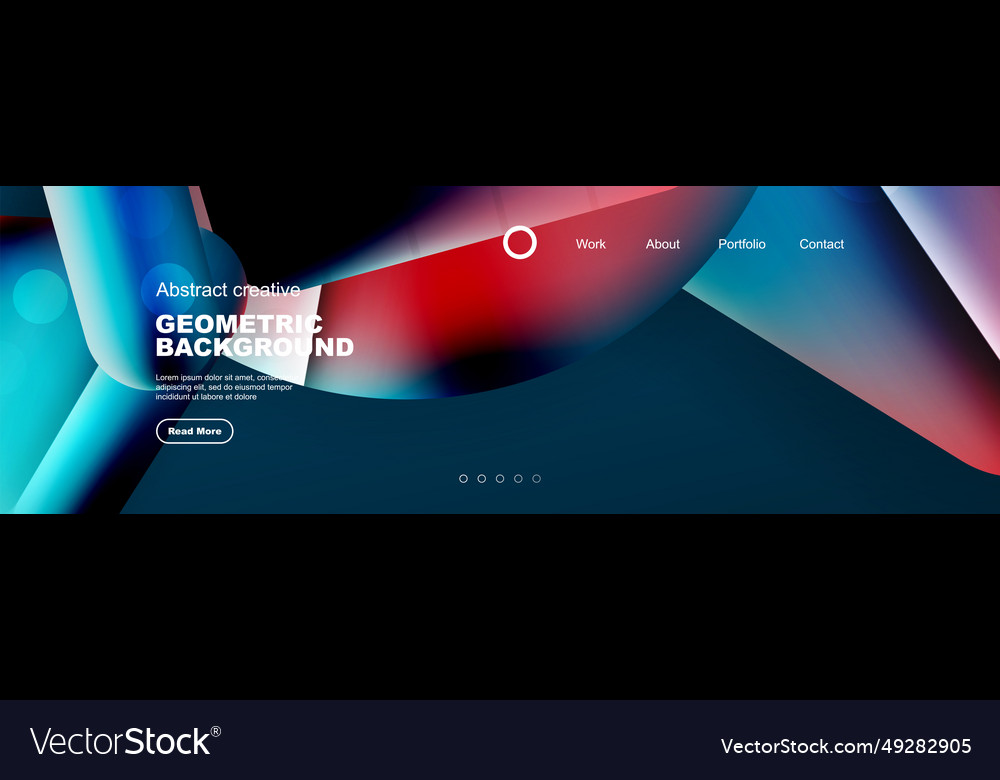 Geometric shapes composition abstract Royalty Free Vector