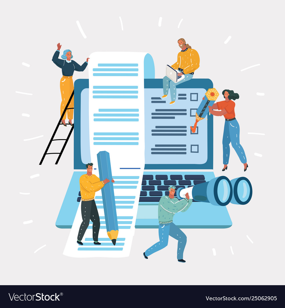 Software web development project concept Vector Image