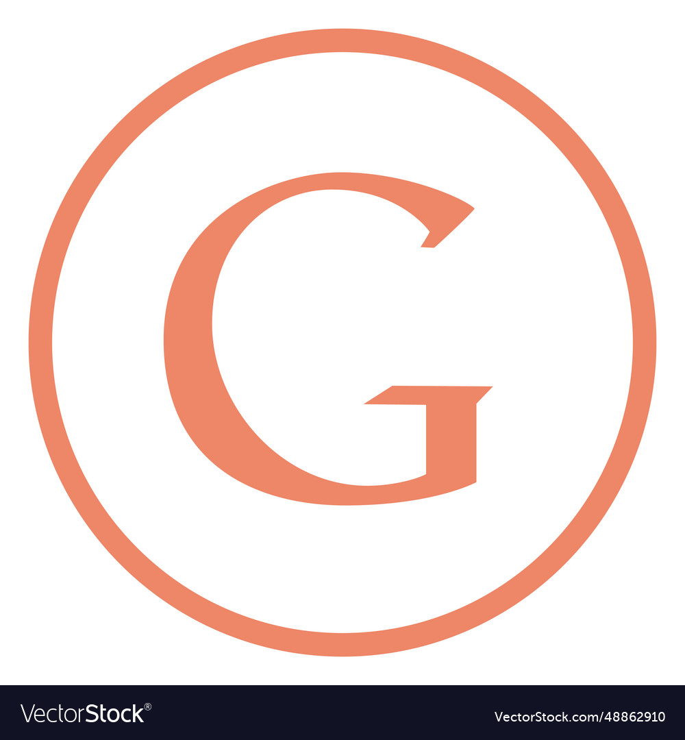 Google ring icon Royalty Free Vector Image - VectorStock